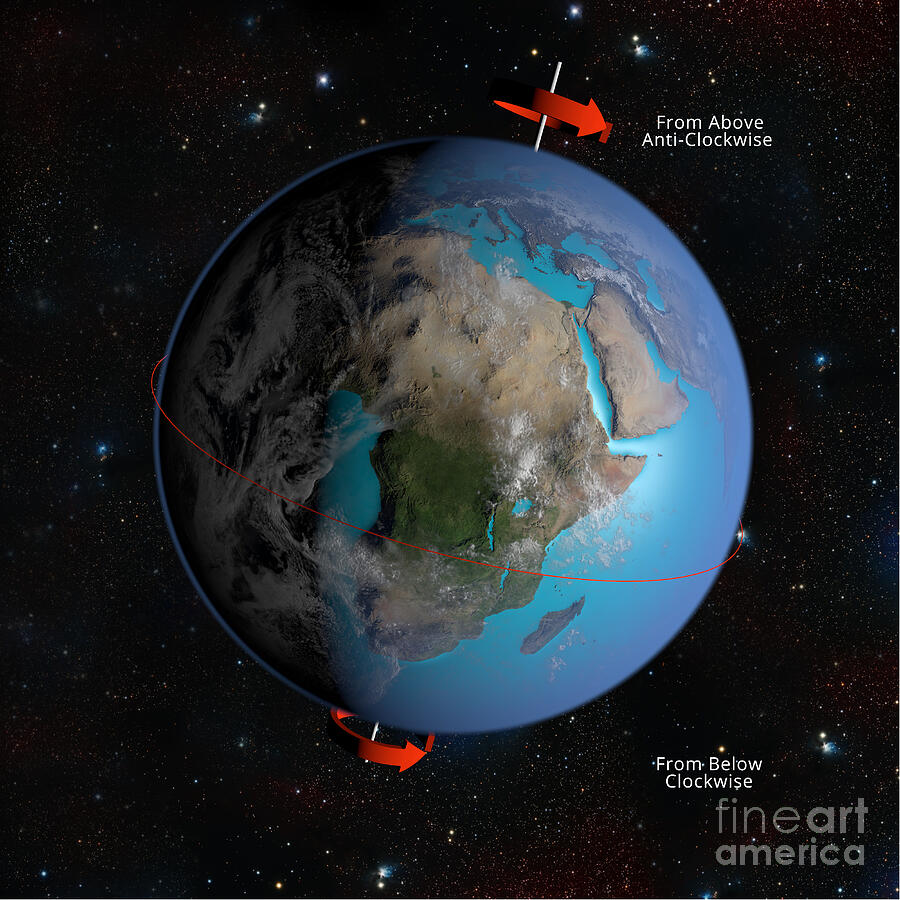 Earth's Rotation #1 by Karsten Schneider/science Photo Library