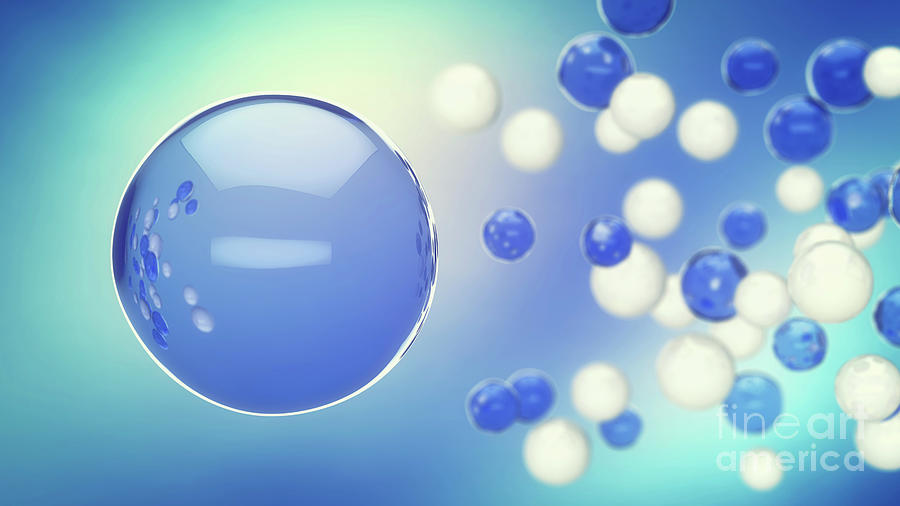 Hyaluronic Acid Droplets Photograph by Nobeastsofierce/science Photo ...