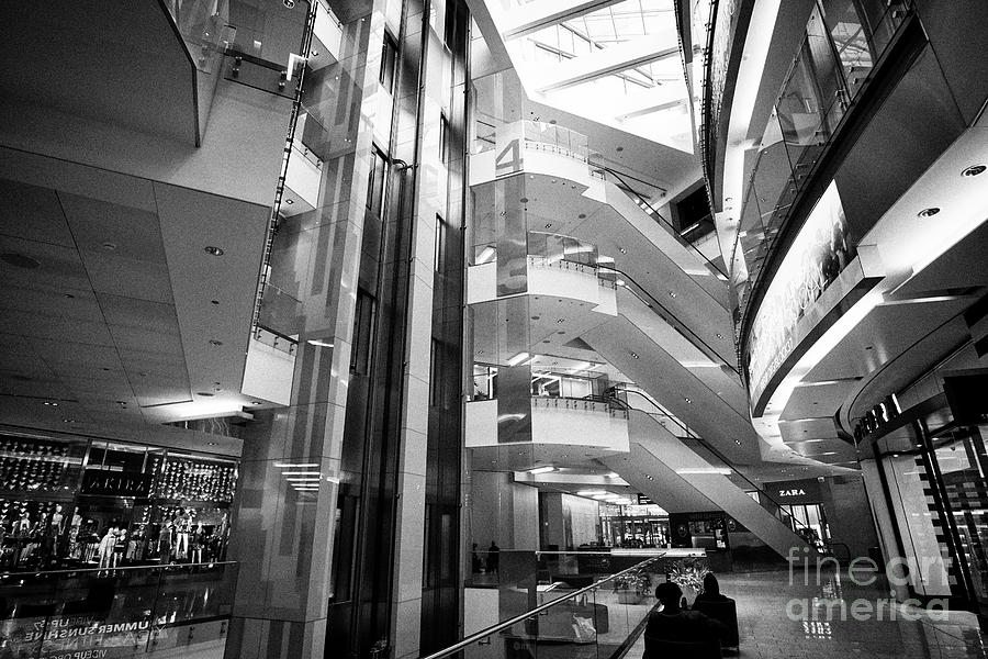 interior of block 37 shopping center Chicago Illinois USA Photograph by ...