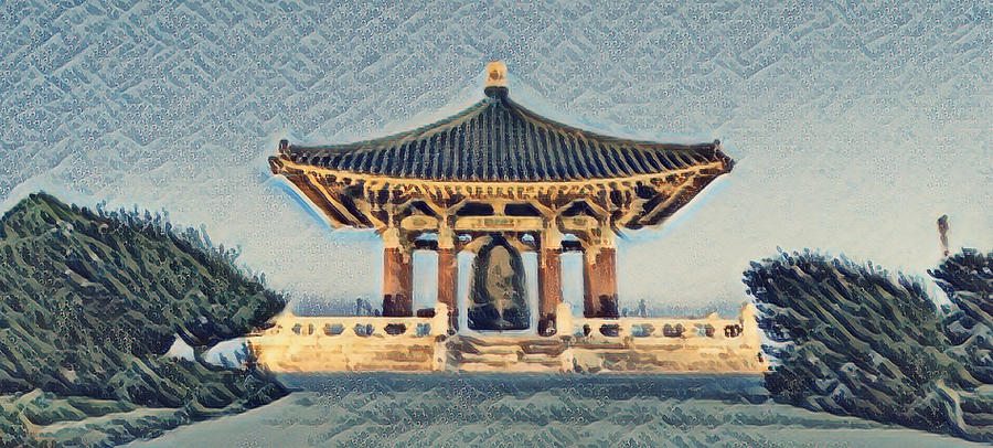 Korean Friendship Bell by Richard Cuevas Photograph by The Online Store ...