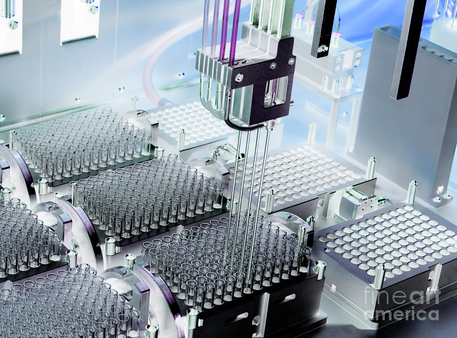 Laboratory Automation #1 by Science Photo Library