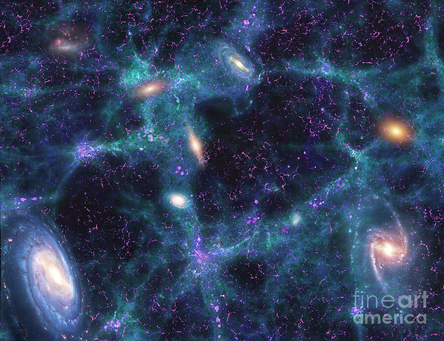 Large-scale Structure Of The Universe #1 Photograph by Mark Garlick ...