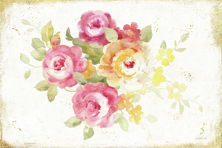 Midsummer Iv Gold #1 Painting by Danhui Nai - Fine Art America