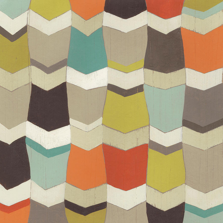 Pattern Undulation Iv Painting by June Erica Vess | Fine Art America