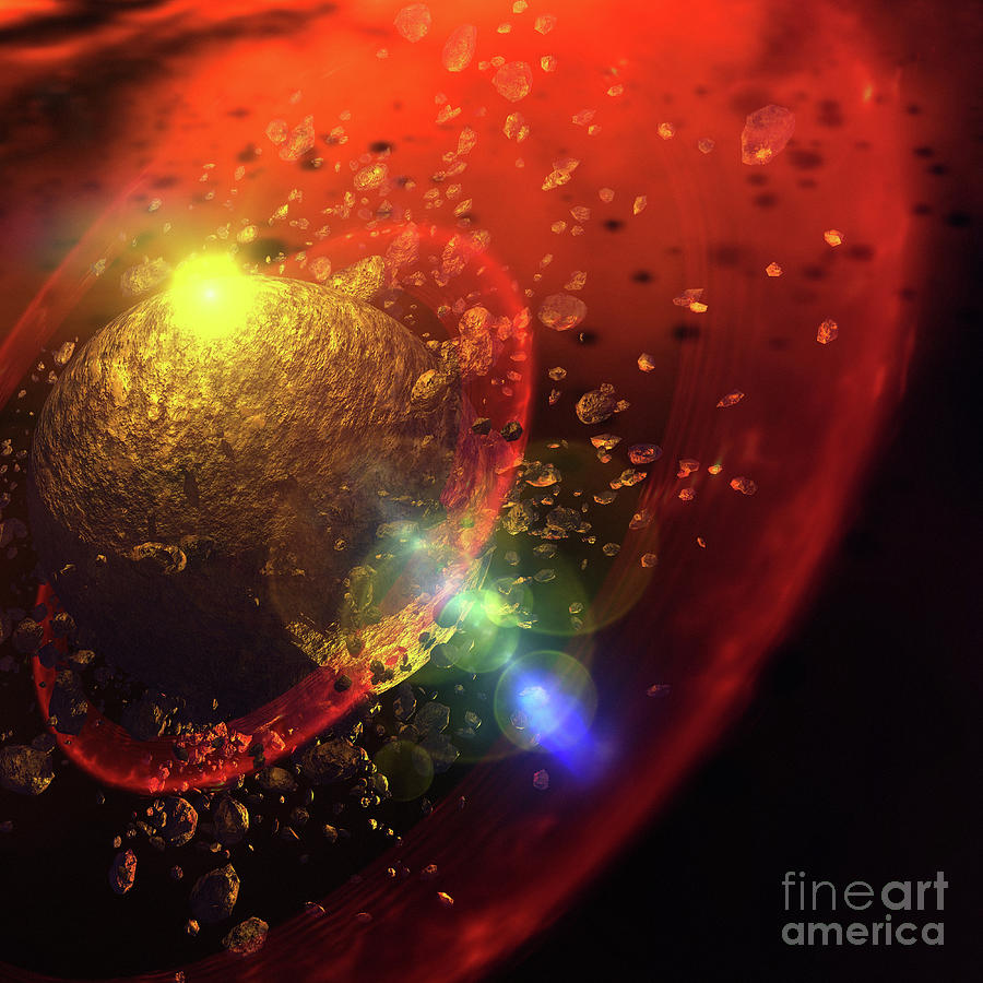 Planet Exploding #1 by Science Photo Library