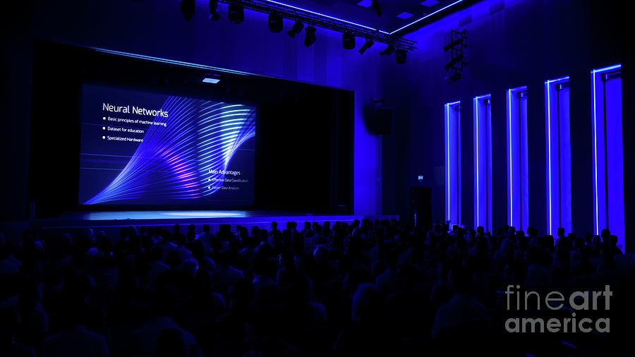 Presentation At Computer Science Conference Photograph by Gorodenkoff ...