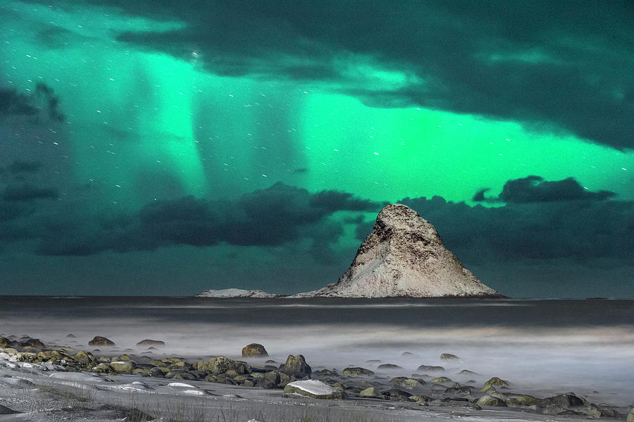 Puffin Island, Norway Digital Art by George Karbus Photography