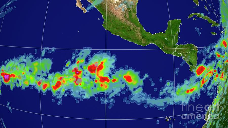 Rainfall Levels Photograph by Nasa/goddard Space Flight Center Svs ...