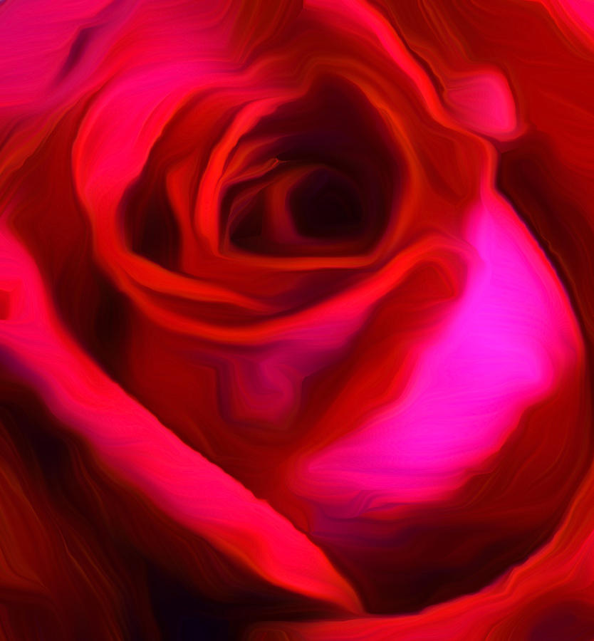 Rose Digital Art by Ernest Smith - Fine Art America