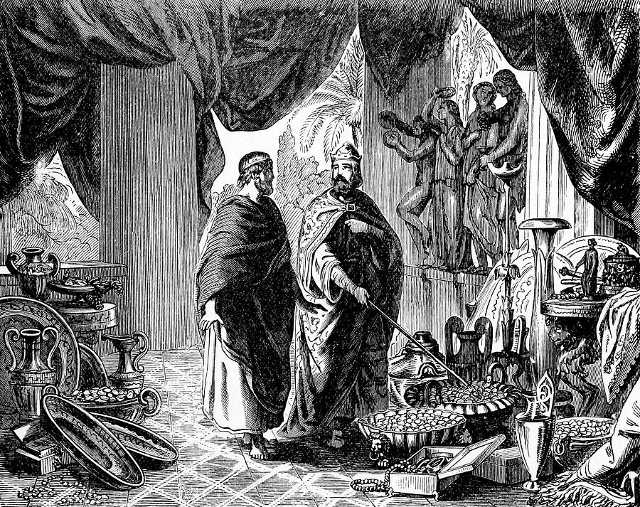 Solon Sage Of Greece And King Croesus Photograph By Science Source