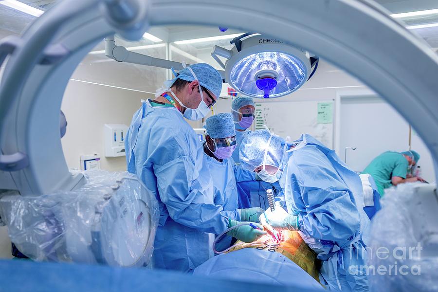 Spinal Surgery #1 Photograph by Science Photo Library - Pixels