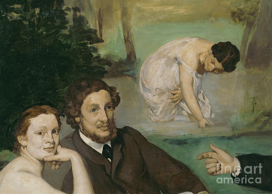 Dejeuner Sur L'herbe, 1863 Painting by Edouard Manet - Pixels