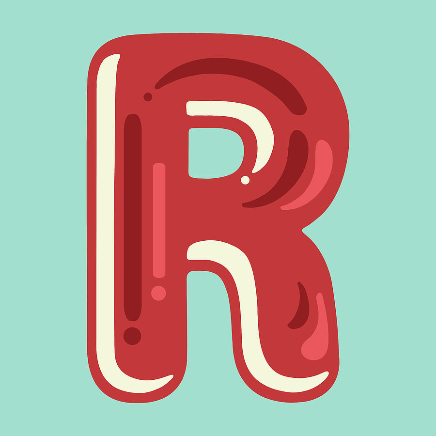 Letter R #10 Drawing by CSA Images - Fine Art America