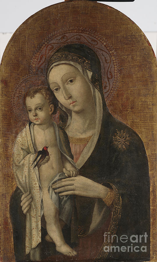 Madonna And Child Painting by Sano Di Pietro - Pixels
