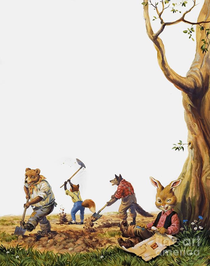 Brer Rabbit Painting by Virginio Livraghi - Fine Art America