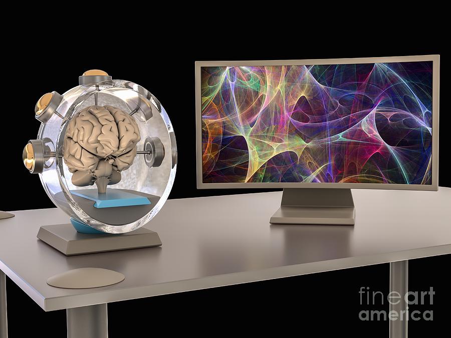 Brain-computer Interface #15 by Science Photo Library