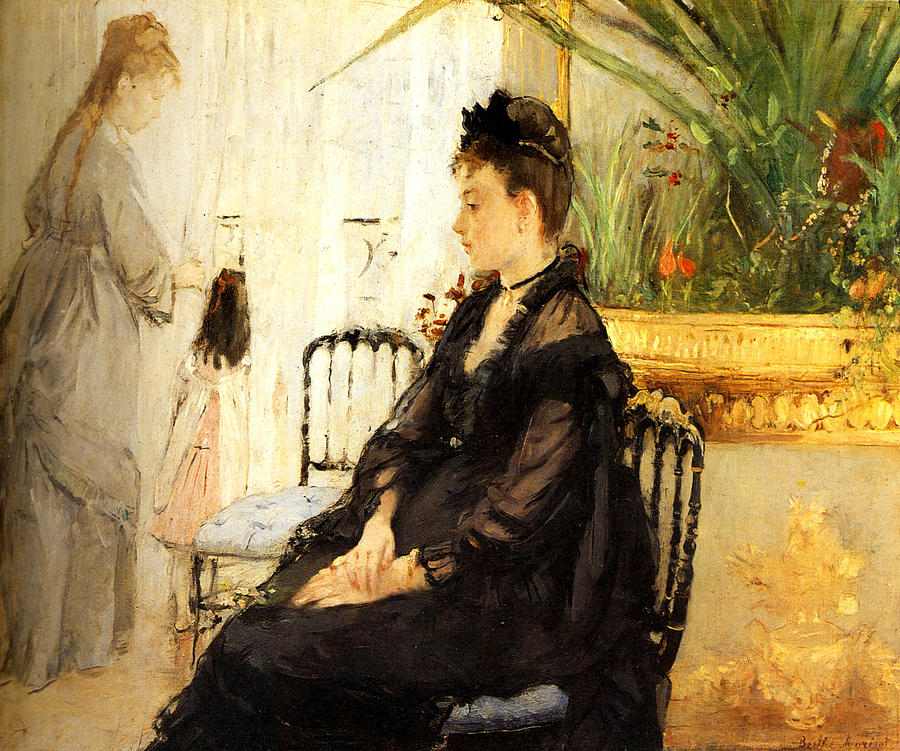 1872 Interior Painting by Berthe Morisot - Fine Art America