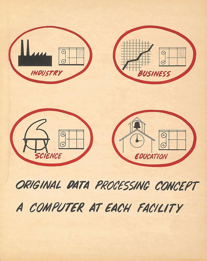 1968 Original Data Processing concept Photograph by Redemption Road ...