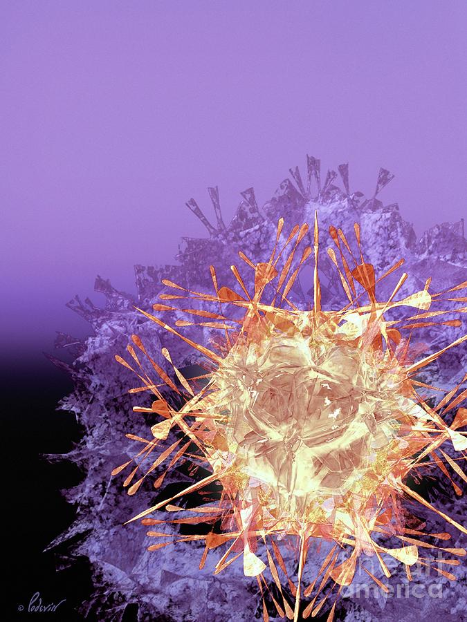 Abstract Computer Artwork Photograph by Jean-francois Podevin/science ...