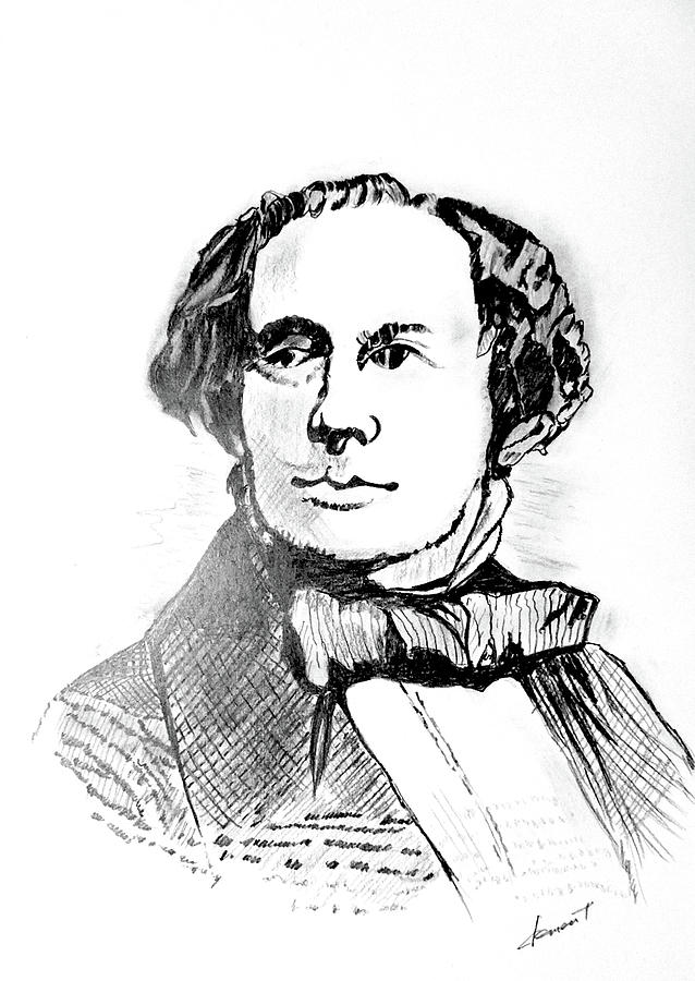Charles Dickens I Drawing By Clement Tsang Pixels