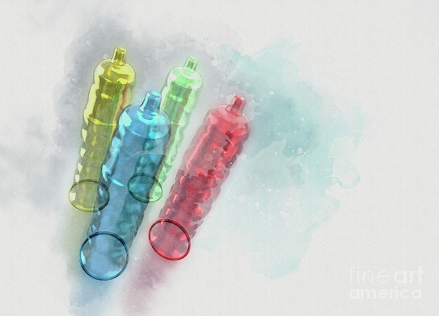 Condoms Photograph By Victor Habbick Visionsscience Photo Library Fine Art America