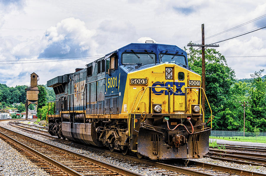 CSX GE AC60CW Locomotive No 5001 Photograph by Mark Summerfield - Fine Art America