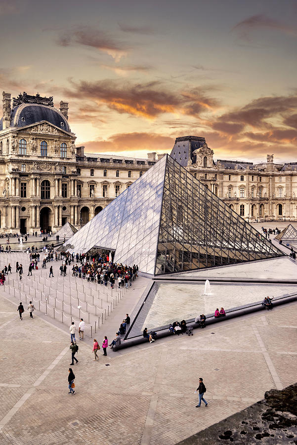 France, Paris, Louvre Museum Digital Art by Joanne Montenegro - Fine ...