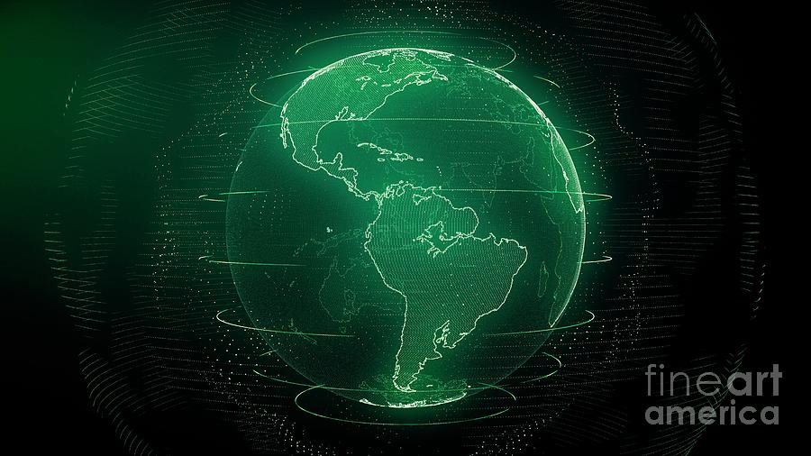 Global Network Photograph by Eduard Muzhevskyi / Science Photo Library ...