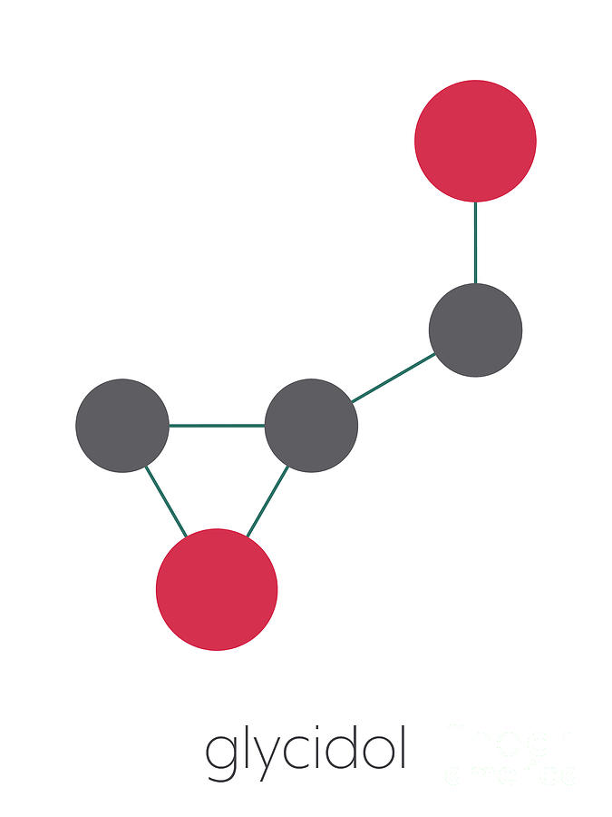 Glycidol Molecule Photograph by Molekuul/science Photo Library - Pixels