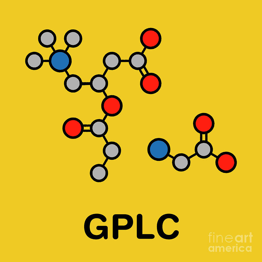 Gplc Nutritional Supplement Molecule #2 by Science Photo Library