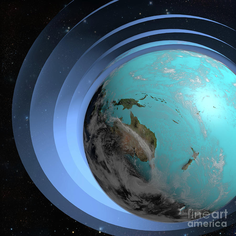 Structure Of Earth's Atmosphere #2 by Science Photo Library