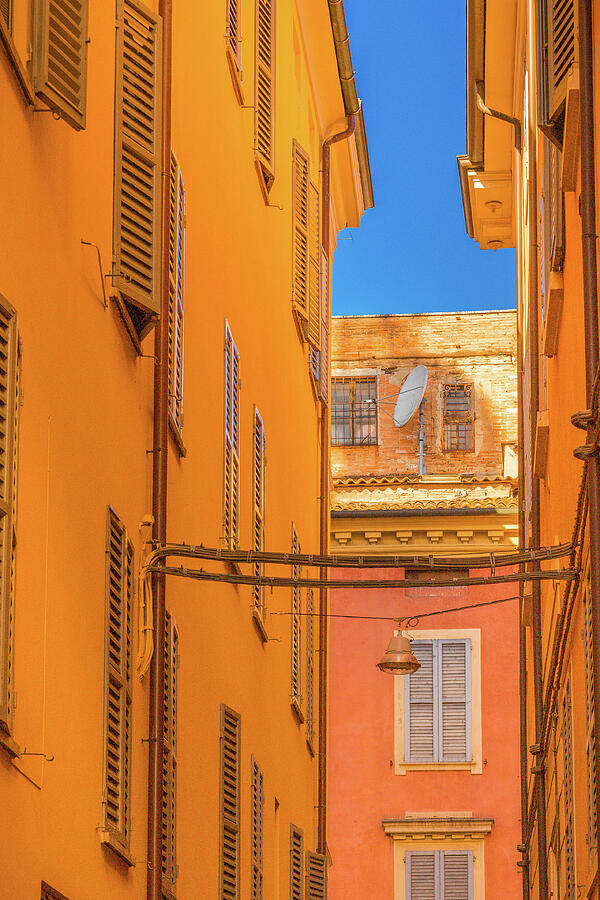The colorful buildings of Modena Photograph by Vivida Photo PC - Fine ...