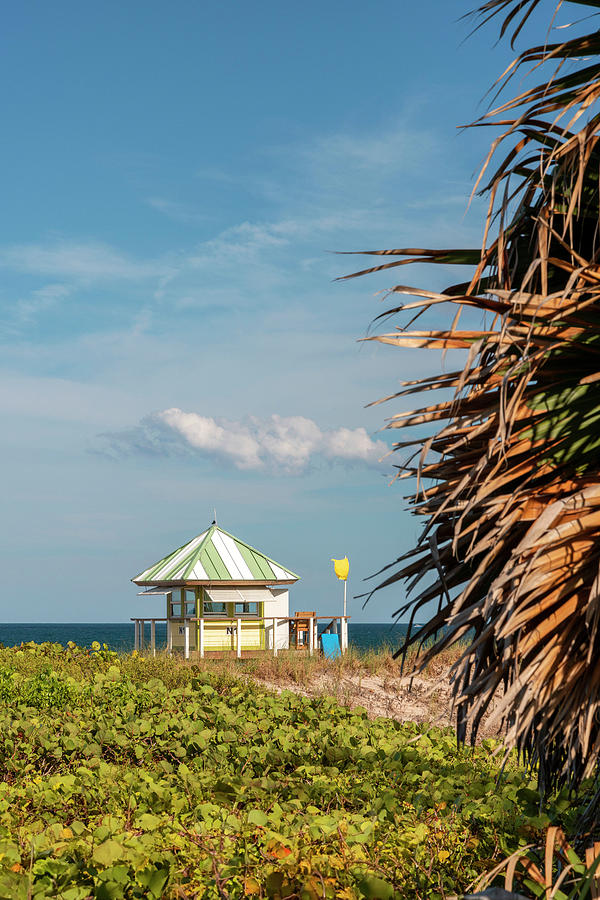 Florida, South Florida, Delray Beach, Lifeguard Station Digital Art by ...