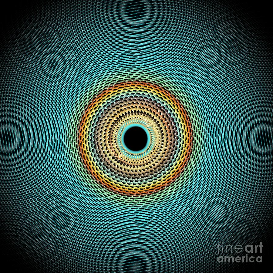 Fractal Illustration Of An Abstract Iris. Photograph by David Parker ...