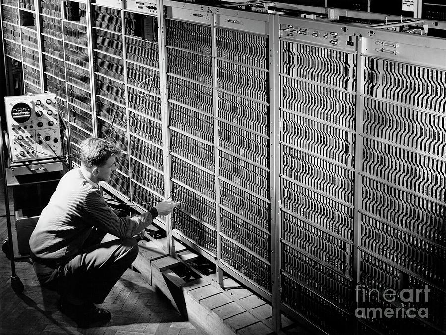 Met Office Kdf9 Computer #3 Photograph by British Crown Copyright, The ...