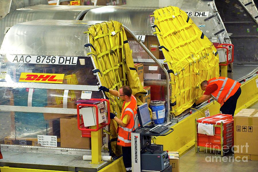 Parcel Processing Centre #3 by Philippe Psaila / Science Photo Library