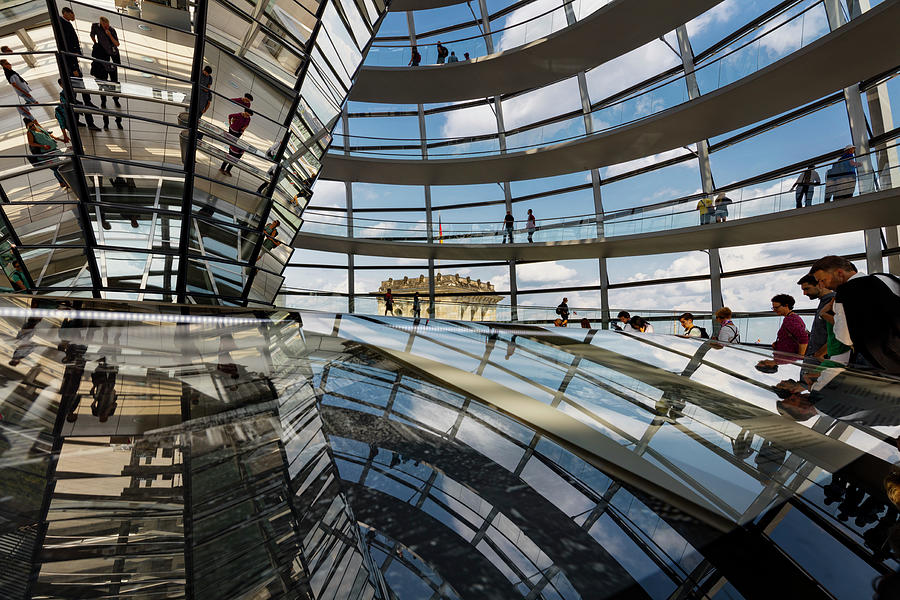 Reichstag Parliament Building In Berlin Digital Art by Massimo Ripani ...
