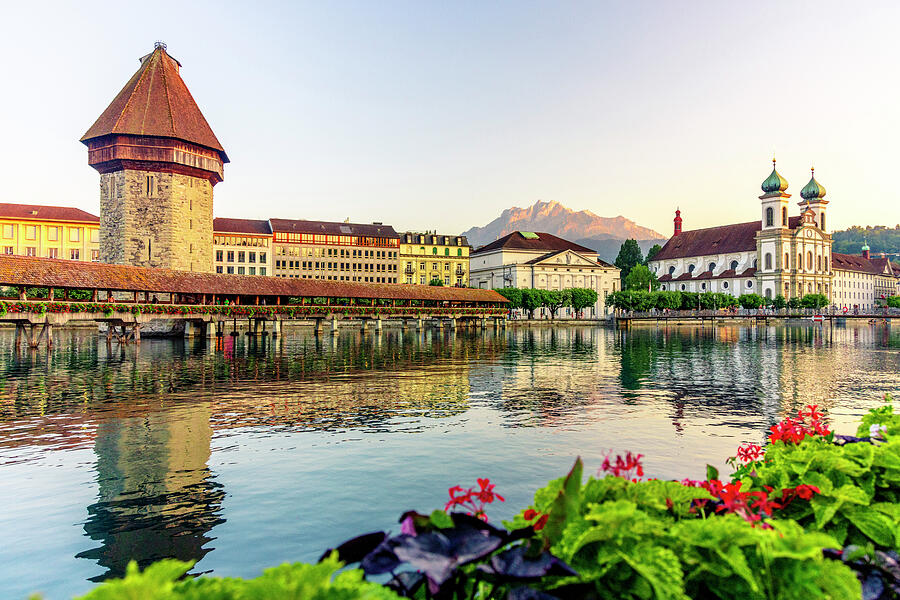 Switzerland, Luzern, Chapel Bridge #3 by Marco Arduino
