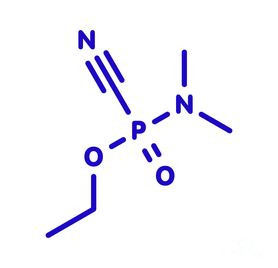 Tabun Nerve Agent Molecule Photograph by Molekuul/science Photo Library ...