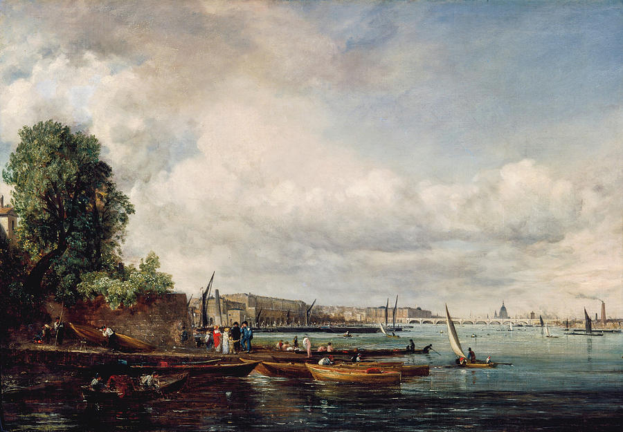 Waterloo Bridge Painting by John Constable - Fine Art America