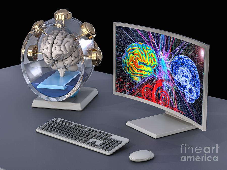 Brain-computer Interface Photograph by Laguna Design/science Photo ...