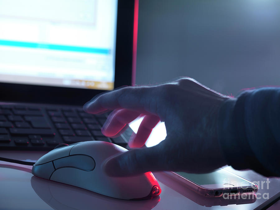 Computer Hacking #5 by Science Photo Library