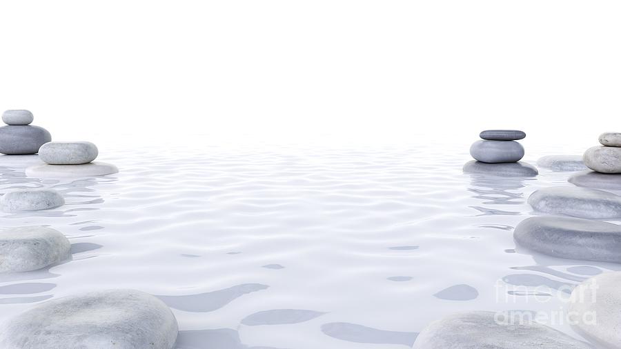 Floating Stones Photograph by Sebastian Kaulitzki/science Photo Library ...