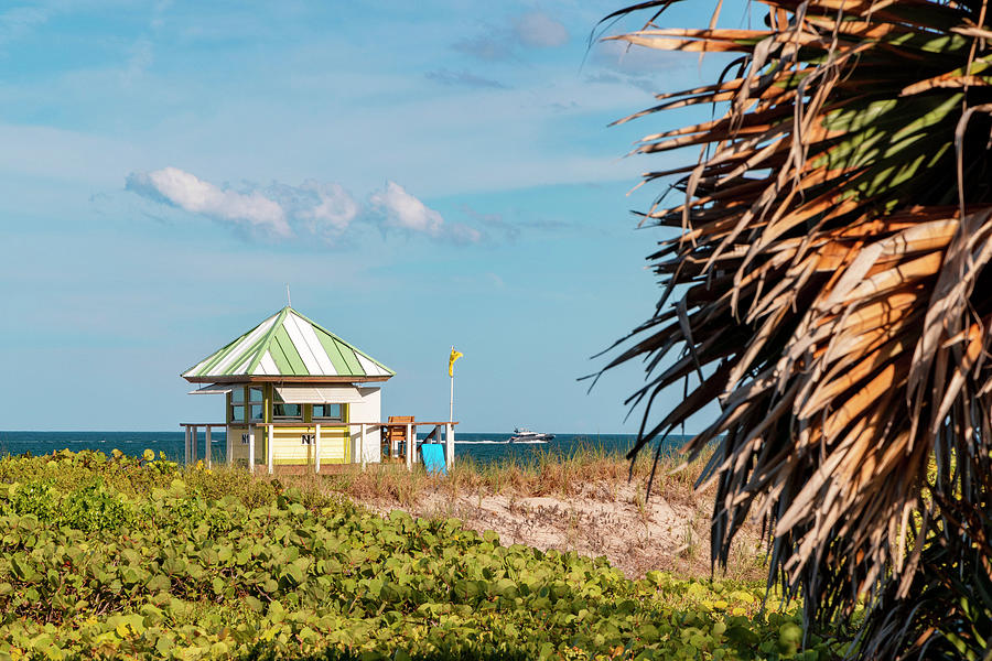 Florida, South Florida, Delray Beach, Lifeguard Station Digital Art by ...