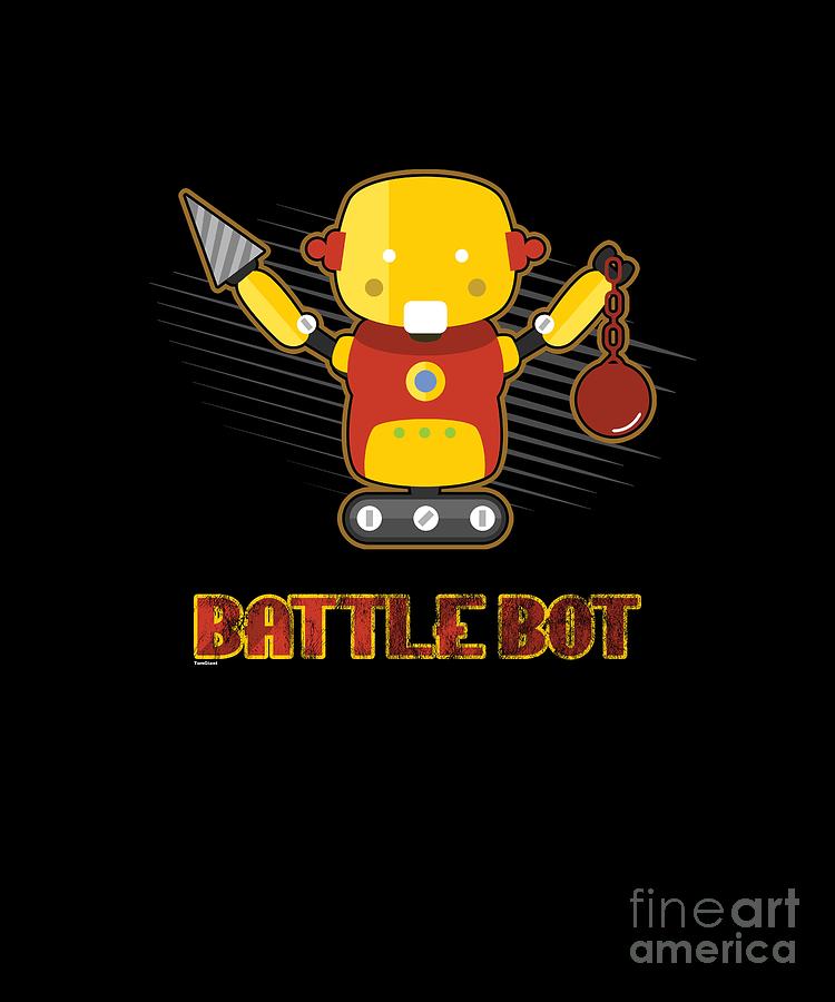 Battle Bot Robot Wars Digital Art By Thomas Larch Fine Art America