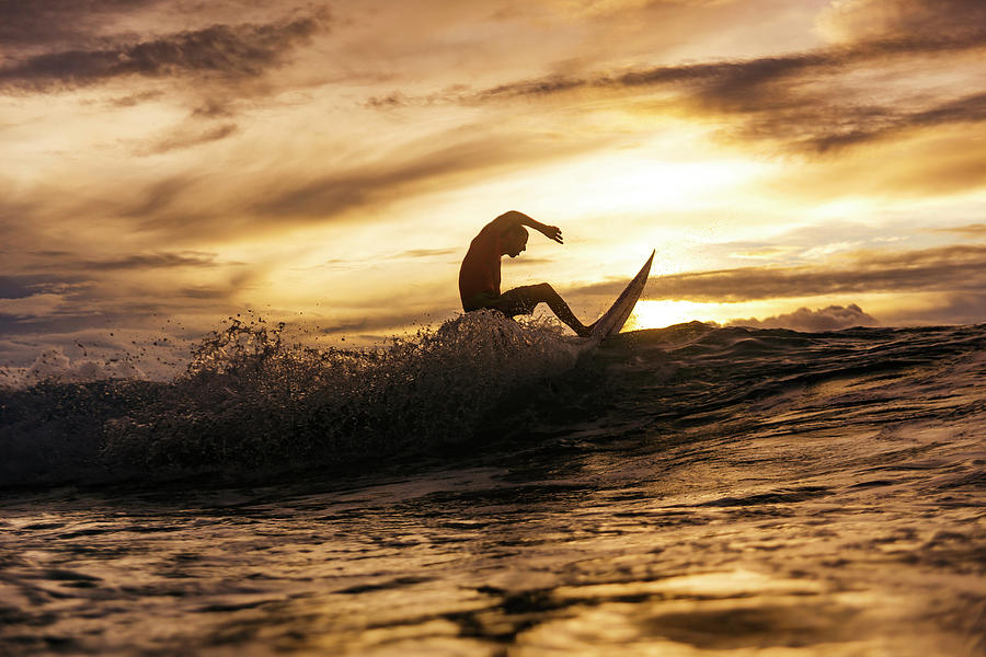 Surfer On Wave, Sumbawa, Indonesia Photograph by Konstantin Trubavin - Fine Art America