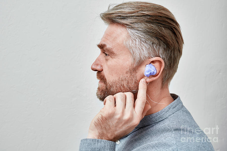 Making Custom Ear Moulds For Hearing Aid #7 by Science Photo Library