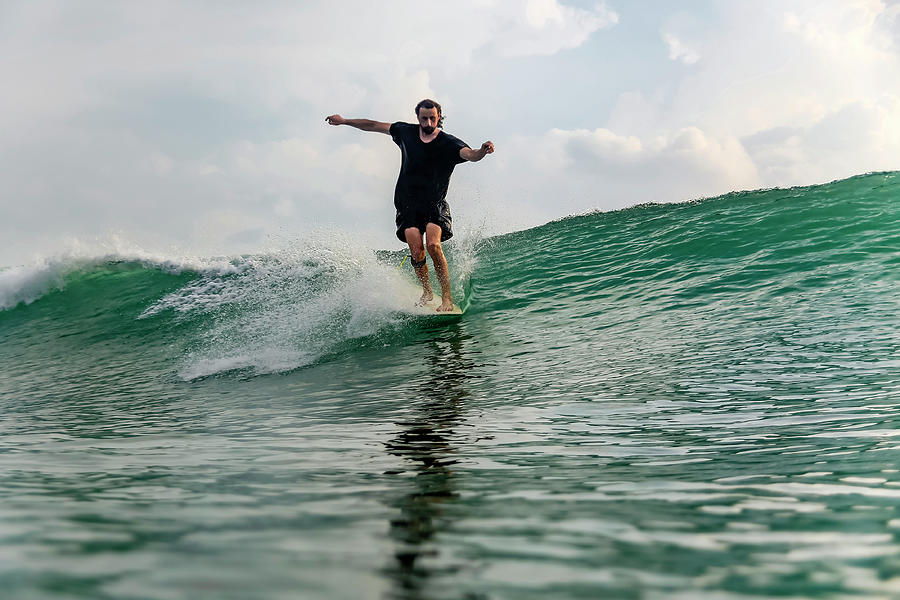 Surfer On A Wave Photograph by Cavan Images - Fine Art America