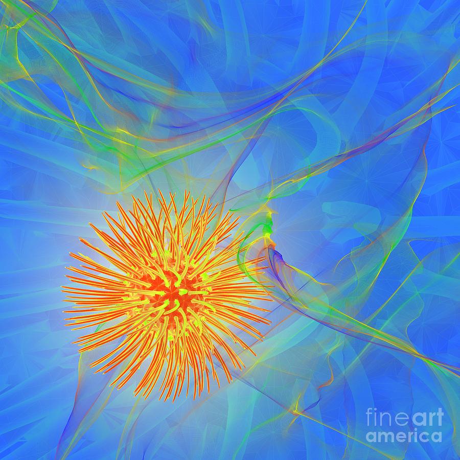 Virus #8 Photograph by Mehau Kulyk/science Photo Library - Fine Art America