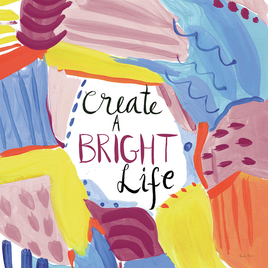 Abstract Affirmations II V2 Painting by Farida Zaman - Fine Art America